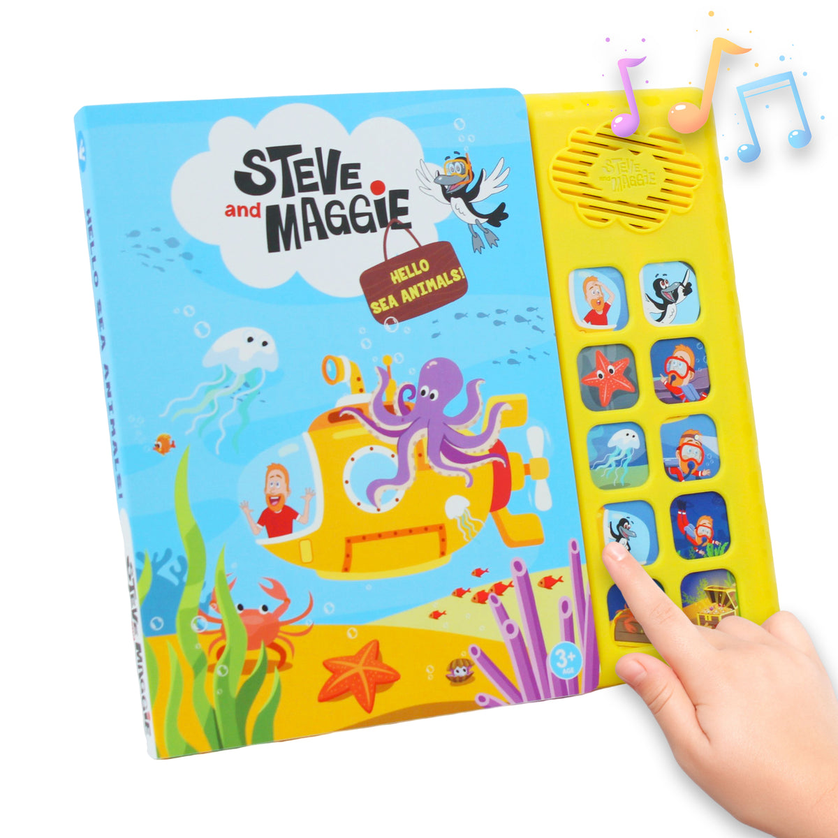 Hello Sea Animals - Learning Songs Musical Book – Steve And Maggie