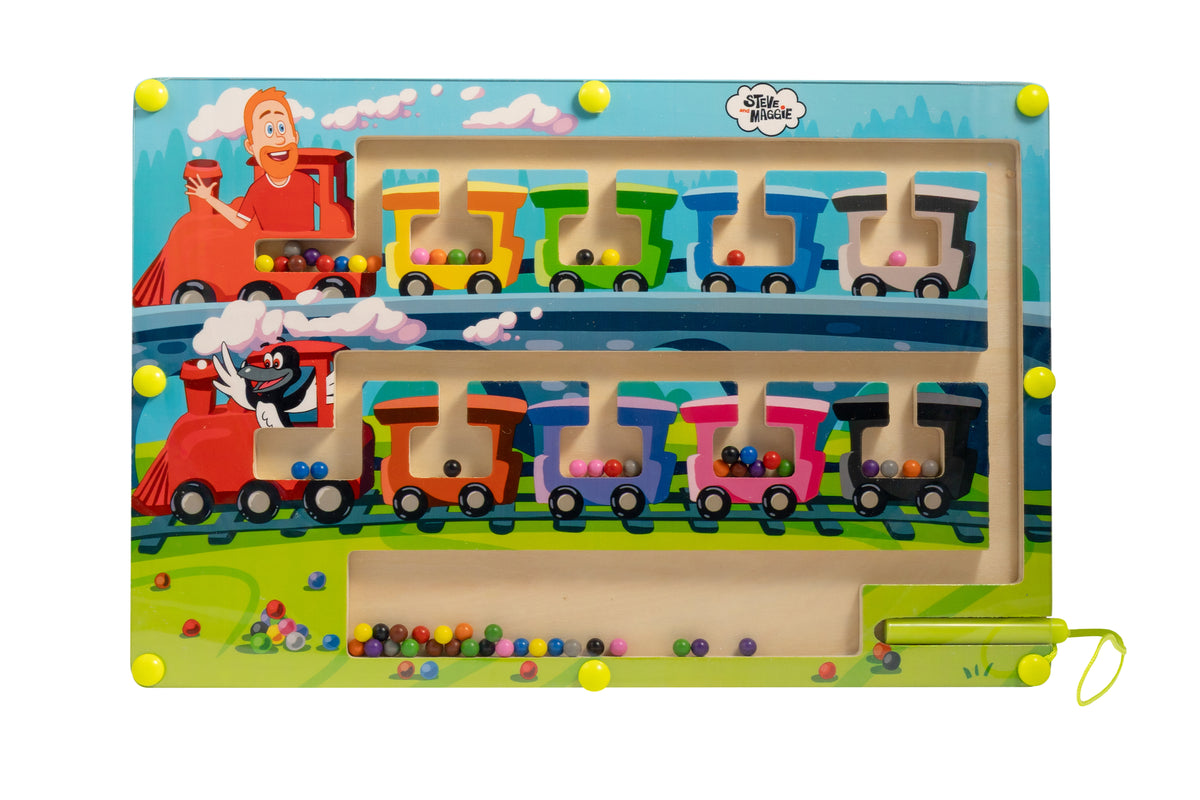 Train - Wooden Maze – Steve And Maggie